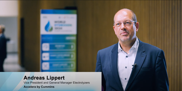 Interview with Andreas Lippert, Vice President at Accelera by Cummins at #WorldHydrogen2024