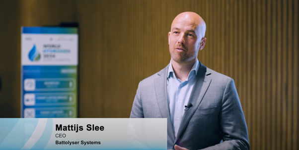 Interview with Mattijs Slee, CEO at Battolyser Systems at # ...